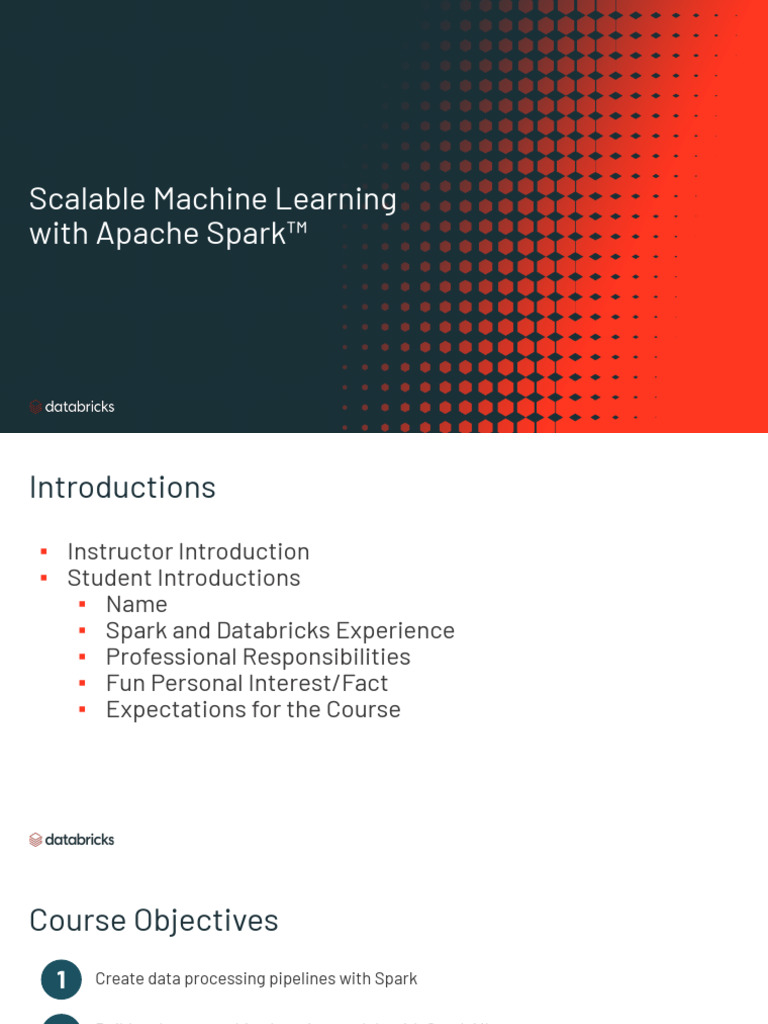 Slides Scalable Machine Learning With Apache Spark | PDF | Apache Spark | Bootstrapping (Statistics)