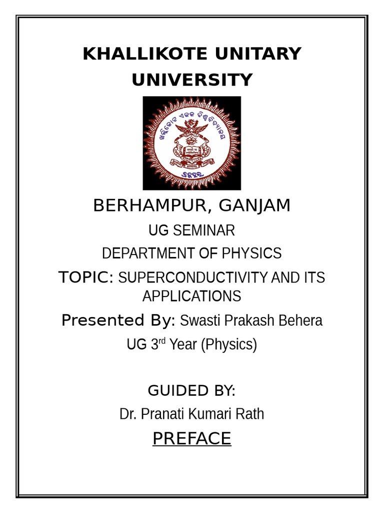Superconductivity Pdf Superconductivity Electrical Resistivity