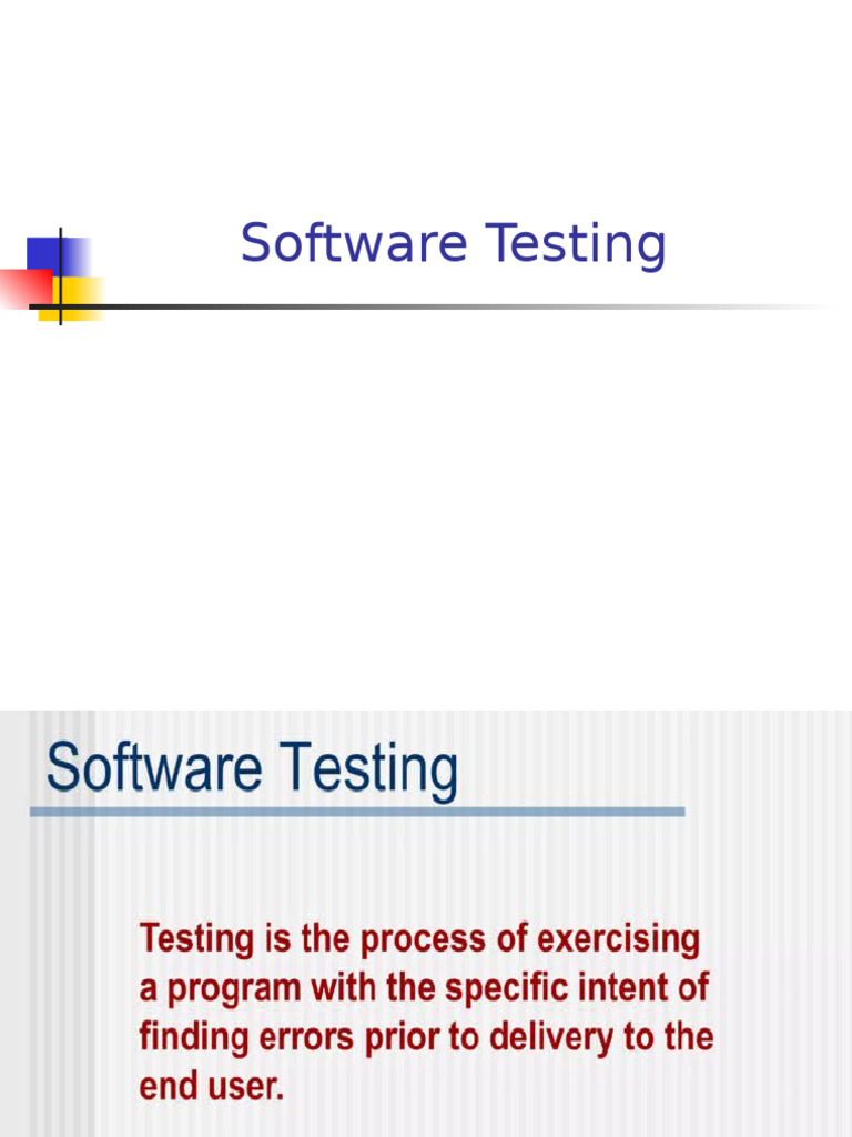 Testing Final 1 Pdf Software Testing Computer Science