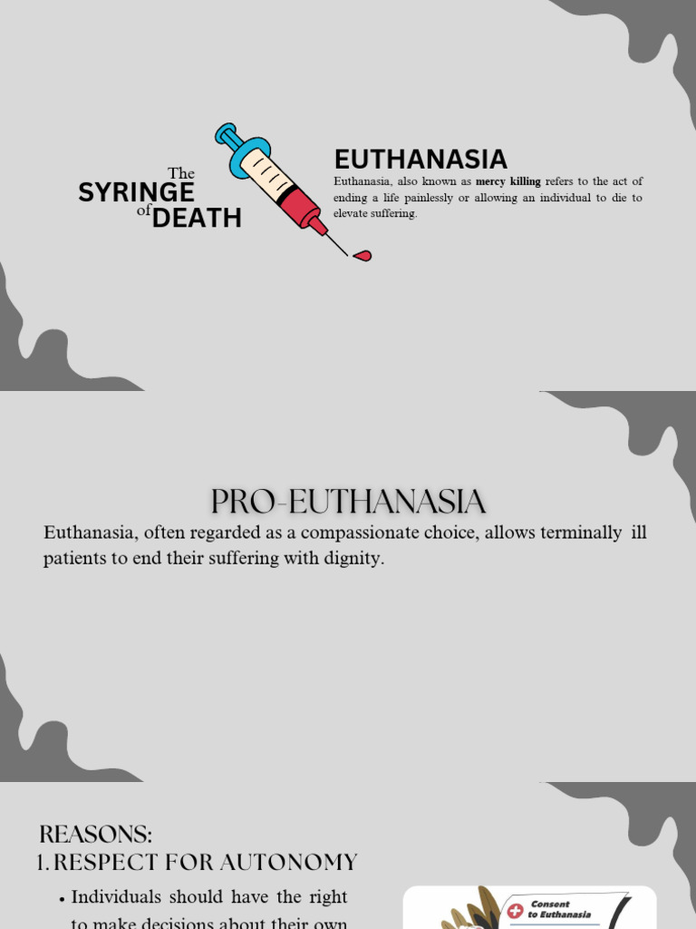 Pro Euthanasia | PDF | Terminal Illness | Autonomy
