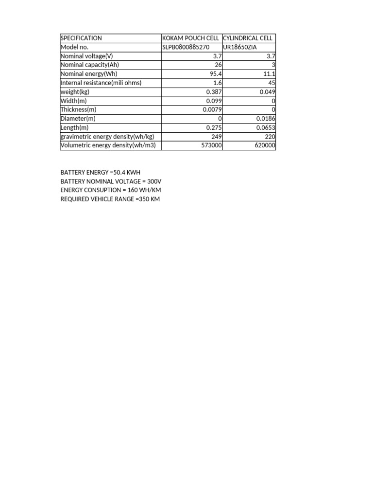 Battery Calculation | PDF