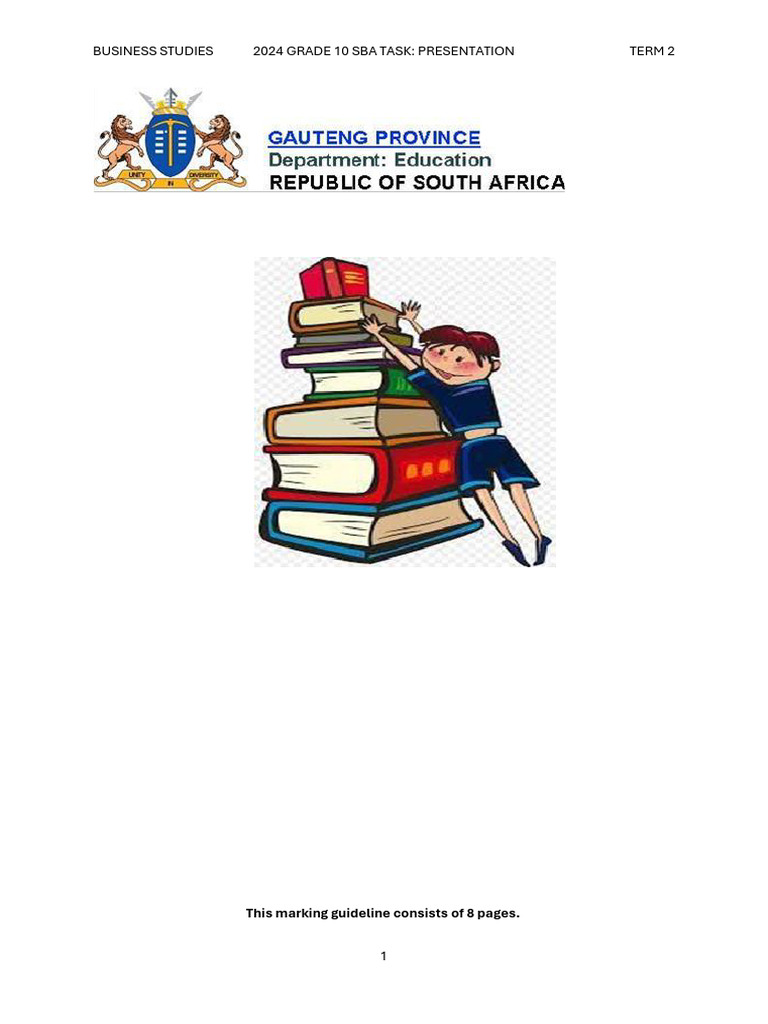 2024 Grade 10 Term 2 Sba Task Presentation MG | PDF | Employment | Gambling