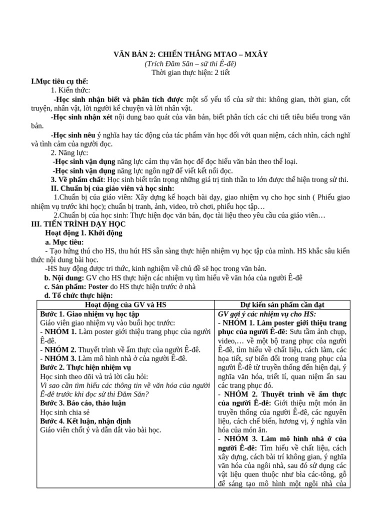 KHBD Văn 10 - Bài 2 | PDF