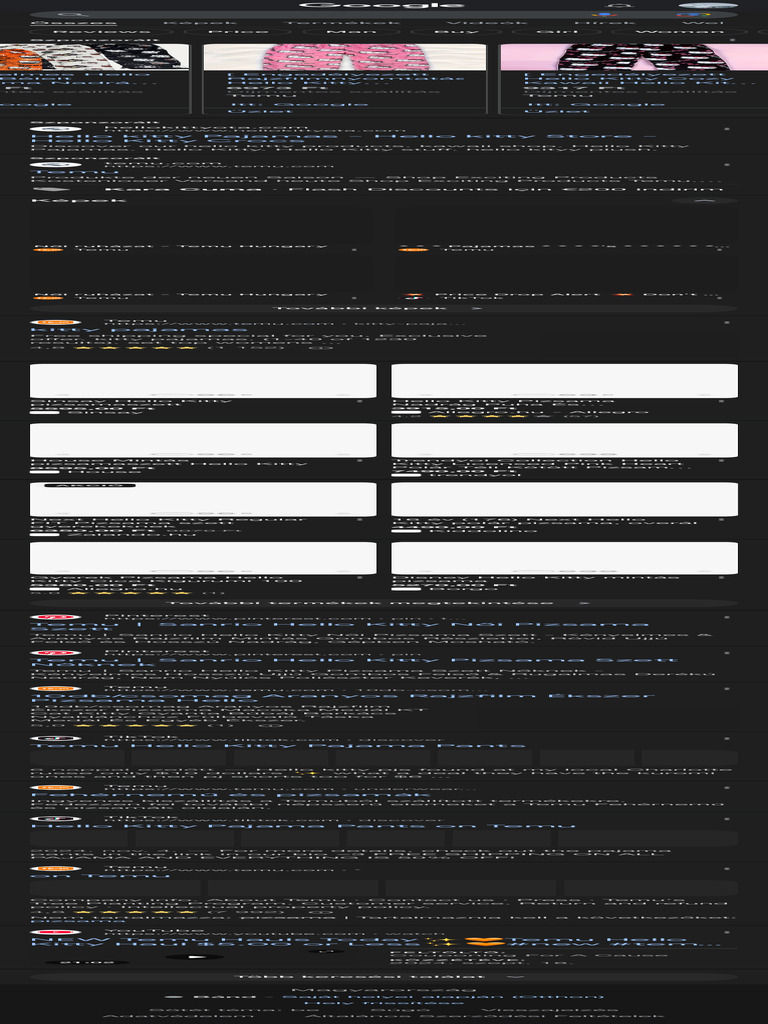 Temu Hello Kitty Pizsama - Google-Keresés | PDF