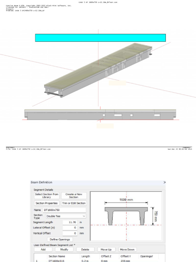 Case 5 Rport | PDF | Concrete | Beam (Structure)