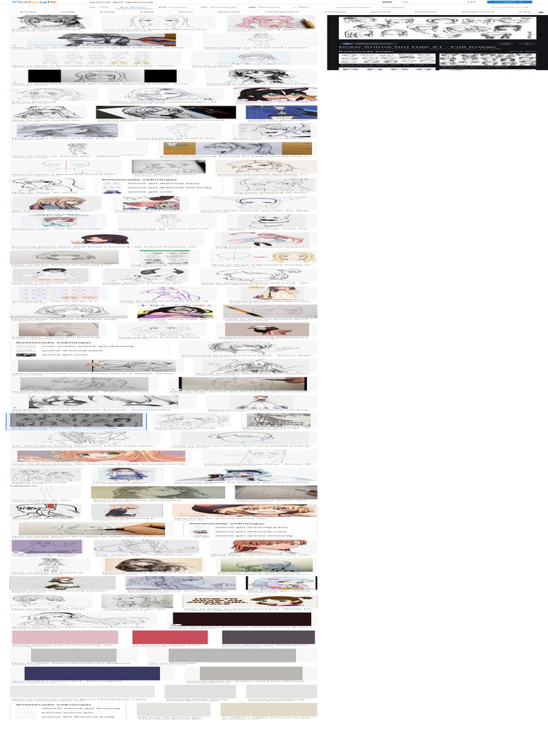 Anime Girl Drawing - Google Sök | PDF | Anime | Japan