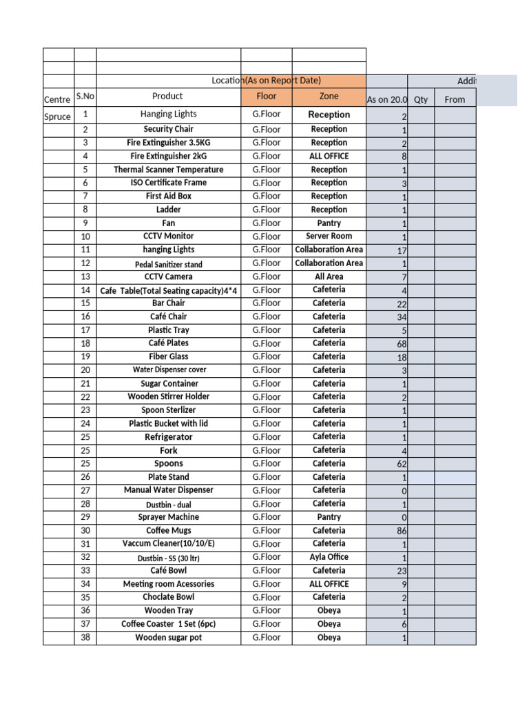 Asset Report Spruce | PDF