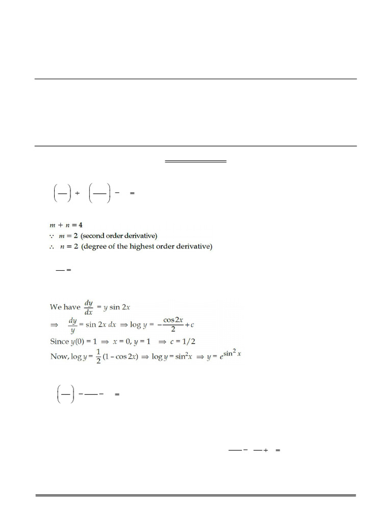 maths-class-xii-chapter-09-differential-equations-practice-paper-09-answers | PDF | Equations ...
