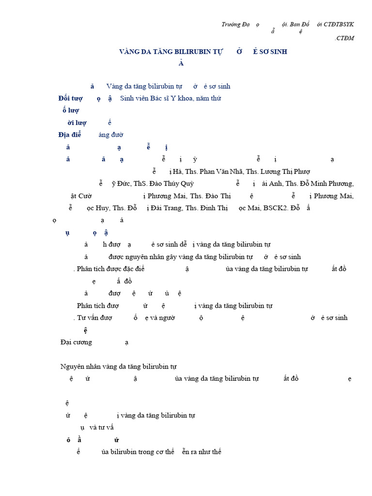 LEC18.S3.5.MD - Vàng da sơ sinh-mẫu 2B | PDF