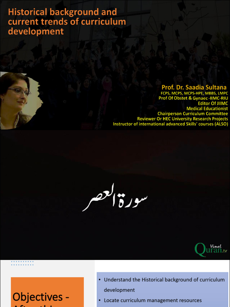 Curr Dev - HX N Trends SZABIST PDF | PDF | Curriculum | Medical Education