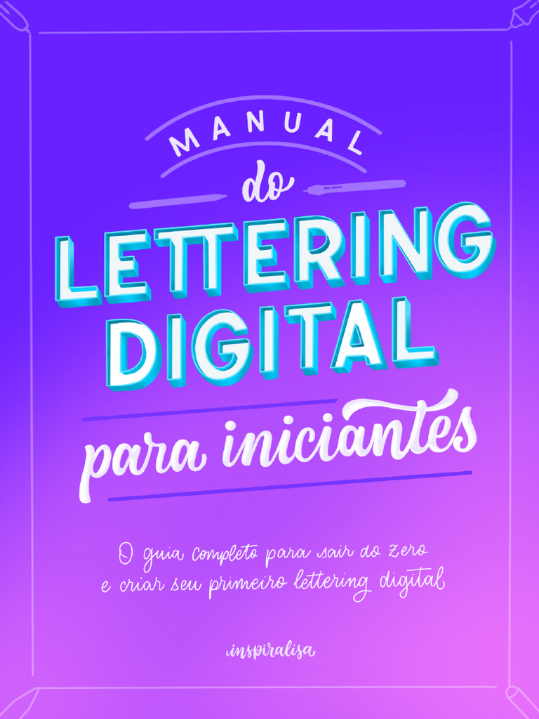 Guia Prático de Lettering Digital | PDF | Desenho | Papel