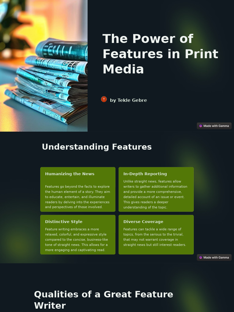 Powerpoint Feature | PDF | News | Plain Language