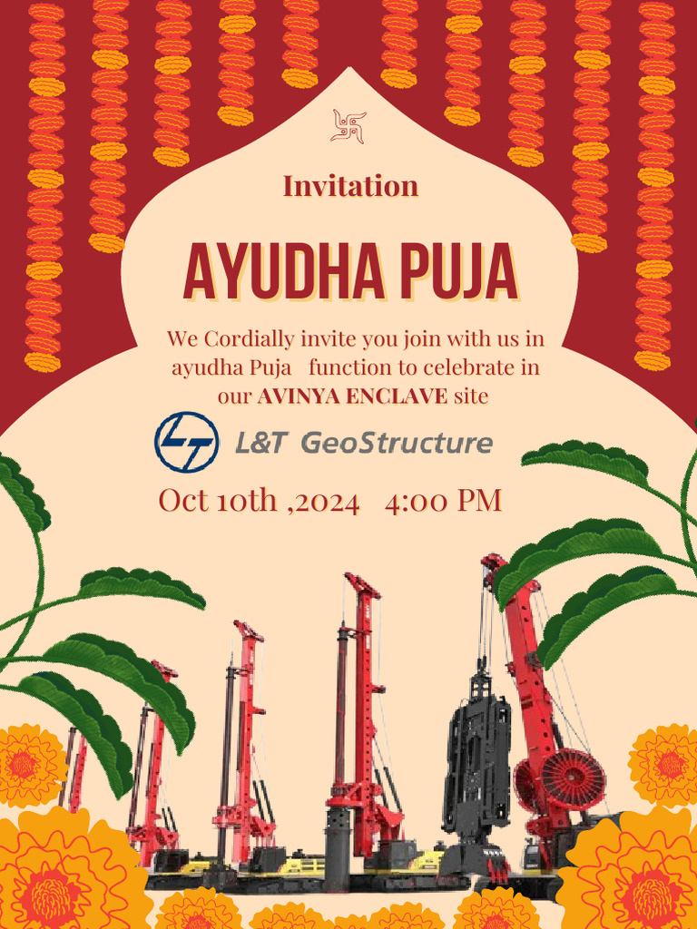 Ayudha Pooja Invitation 2024 | PDF