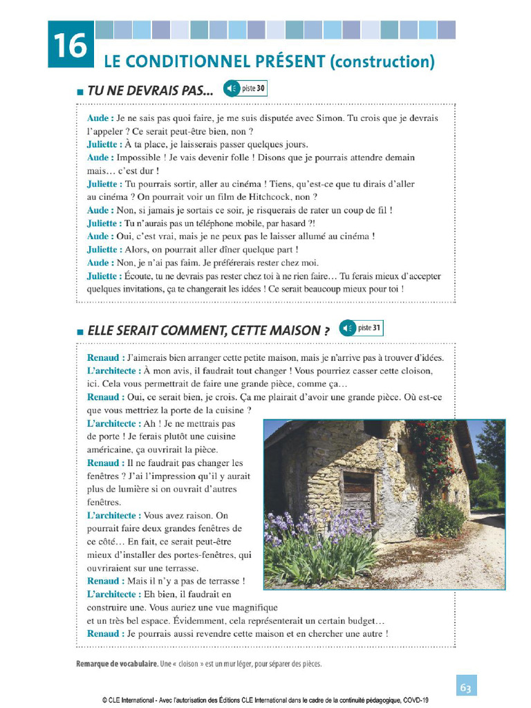 Le Conditionnel Présent 1 | PDF