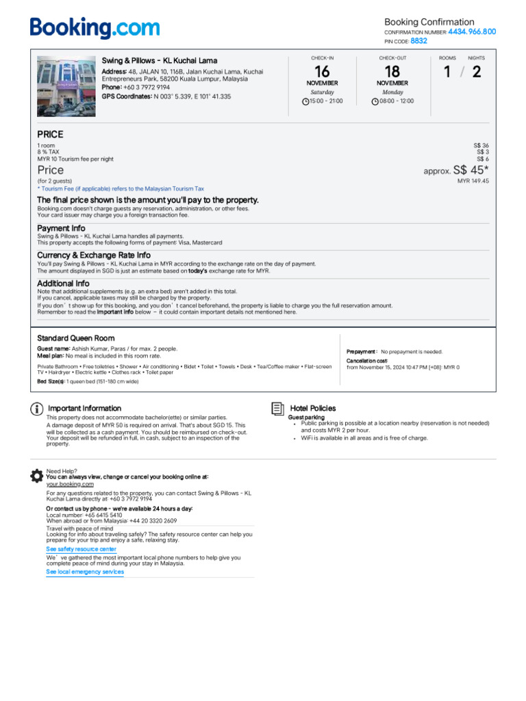 Confirmation 4434966800 | PDF | Fee | Visa Inc.