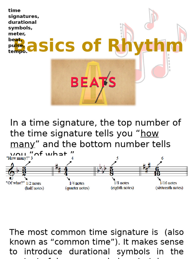 Basics of Rhythm | PDF