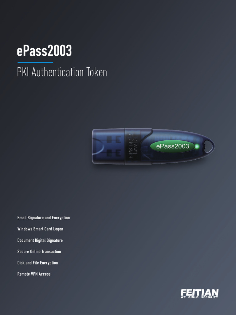 Flyer_ePass2003_A2 | PDF | Smart Card | Espionage Techniques