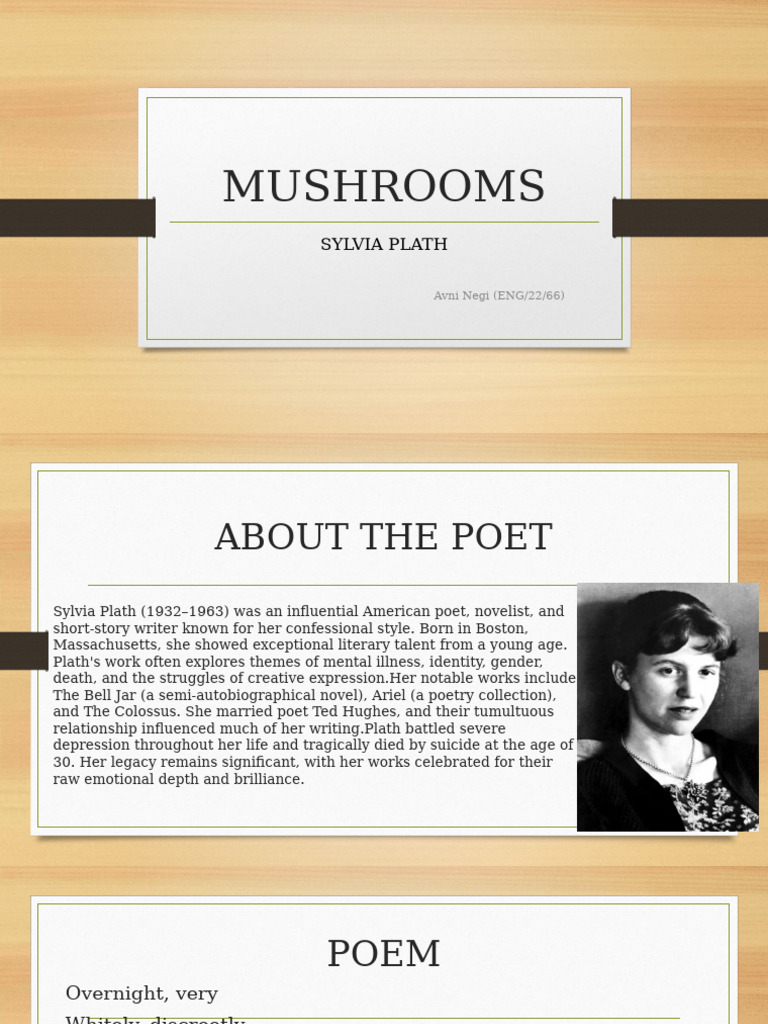 Sylvia Plath Poetry | PDF