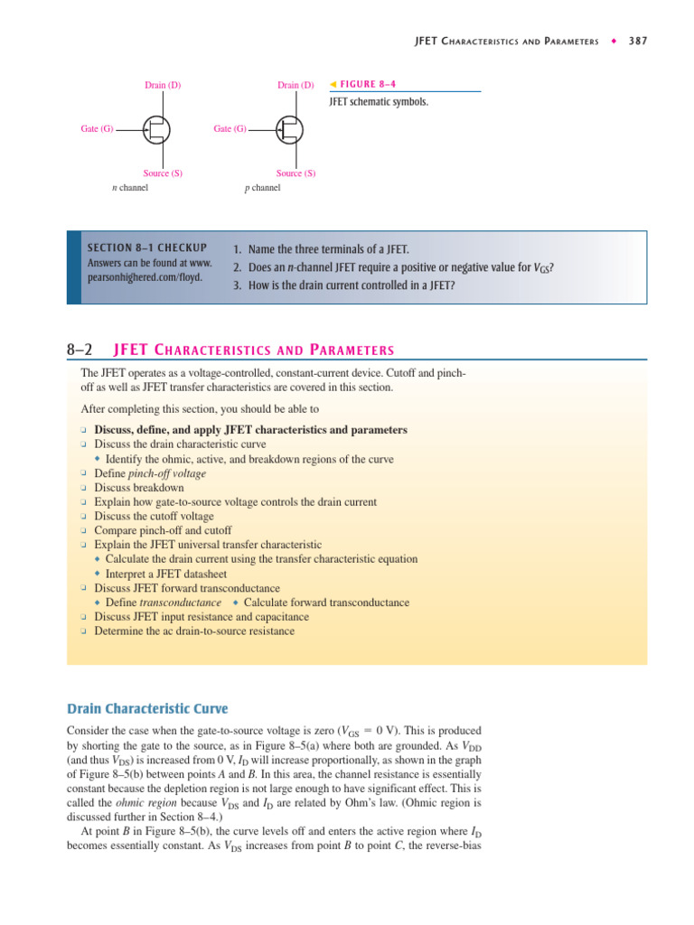 ch.8 4 | PDF | Field Effect Transistor | Electromagnetism