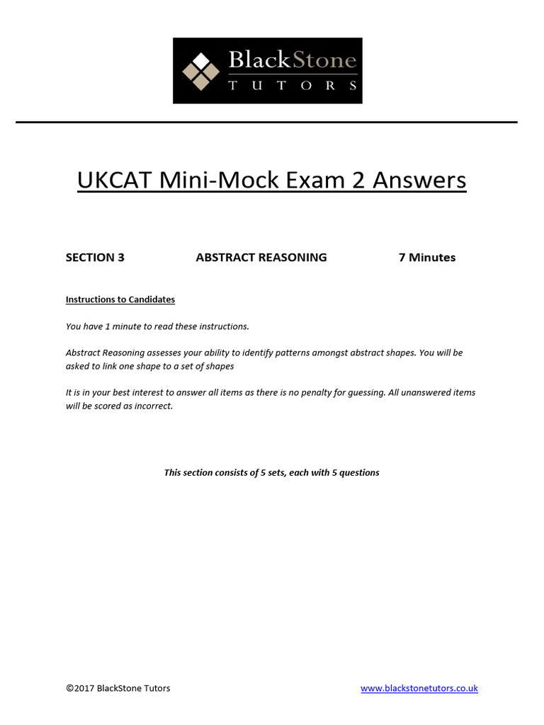 Blackstone Tutors - Free Ukcat Practice Questions Abstract Reasoning ...
