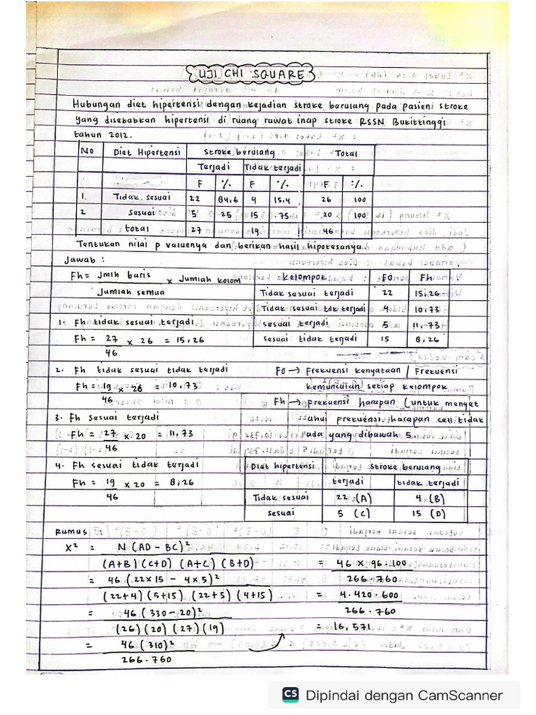 Tugas Chi Square Nuri Suryani | PDF