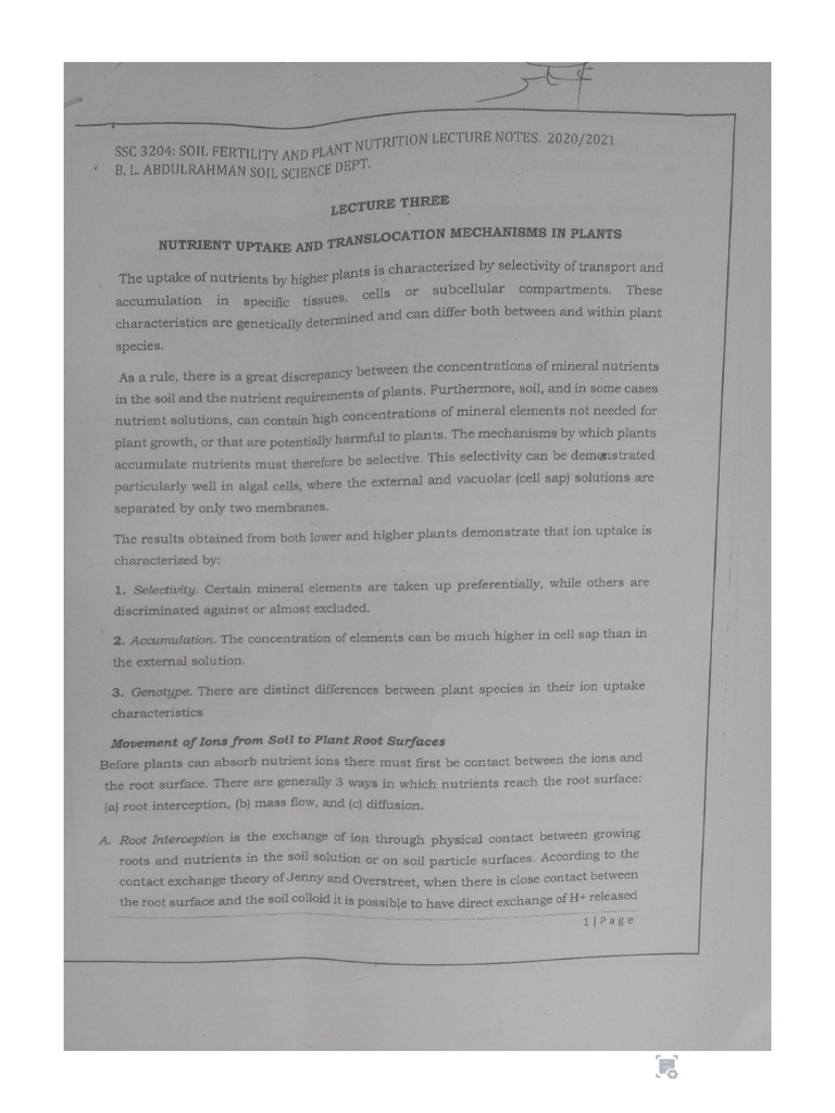 SSC3204 Lecture 3 | PDF