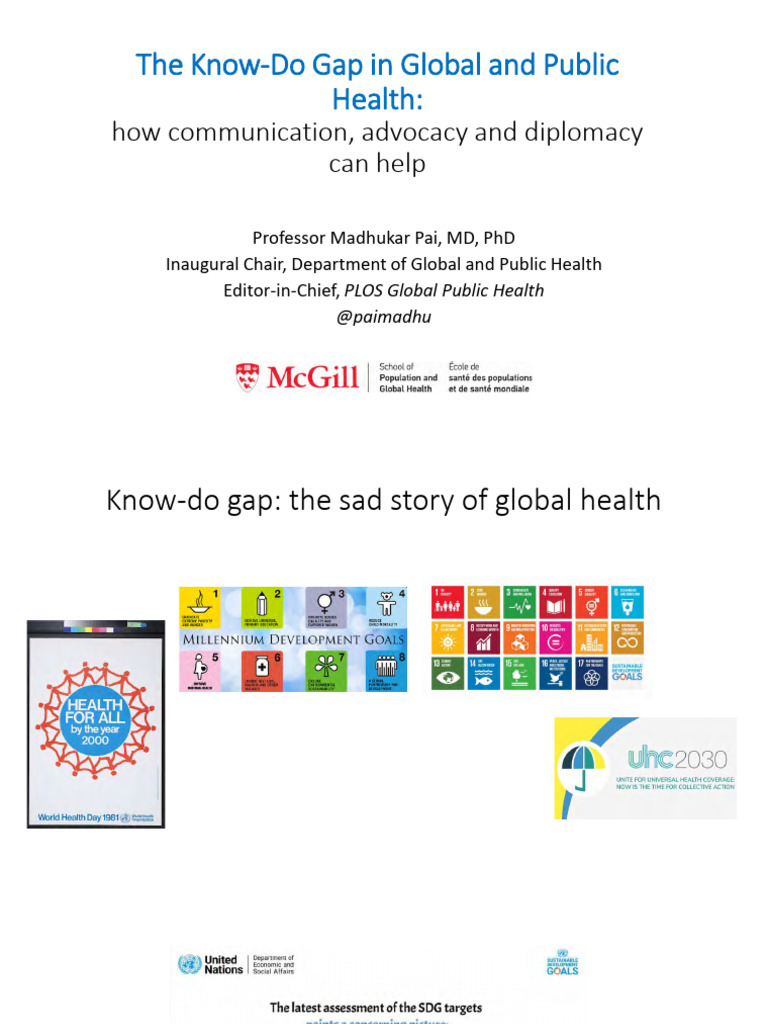 Bridging the Know-Do Gap in Health | PDF