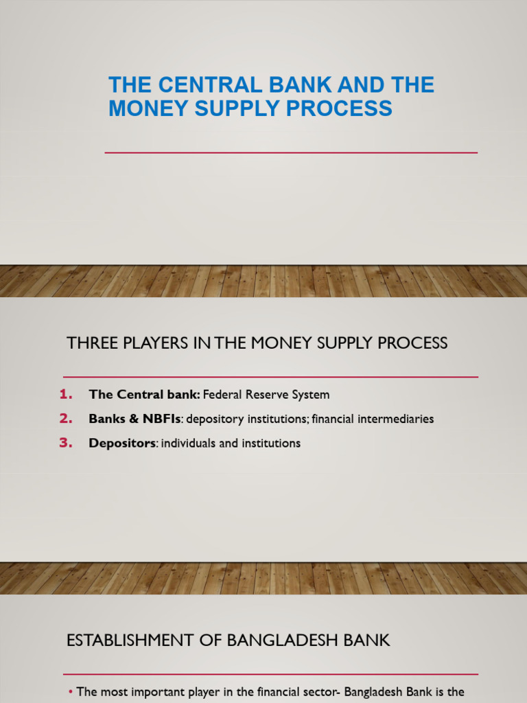Bangladesh Bank's Role in Money Supply | PDF | Federal Reserve ...