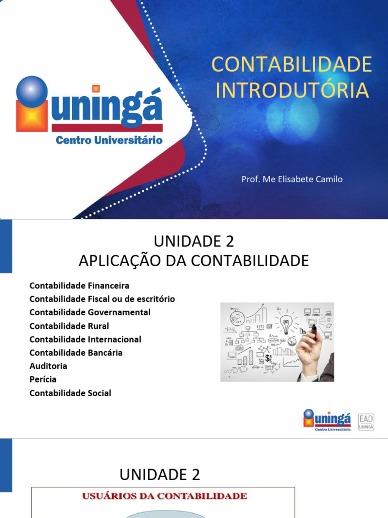 UNIDADE II PARTE II - CONTABILIDADE GERAL | PDF