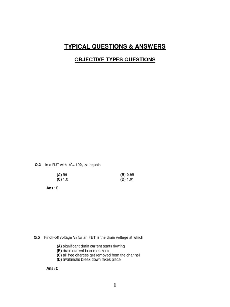 BJT & Fet | PDF | Field Effect Transistor | P–N Junction