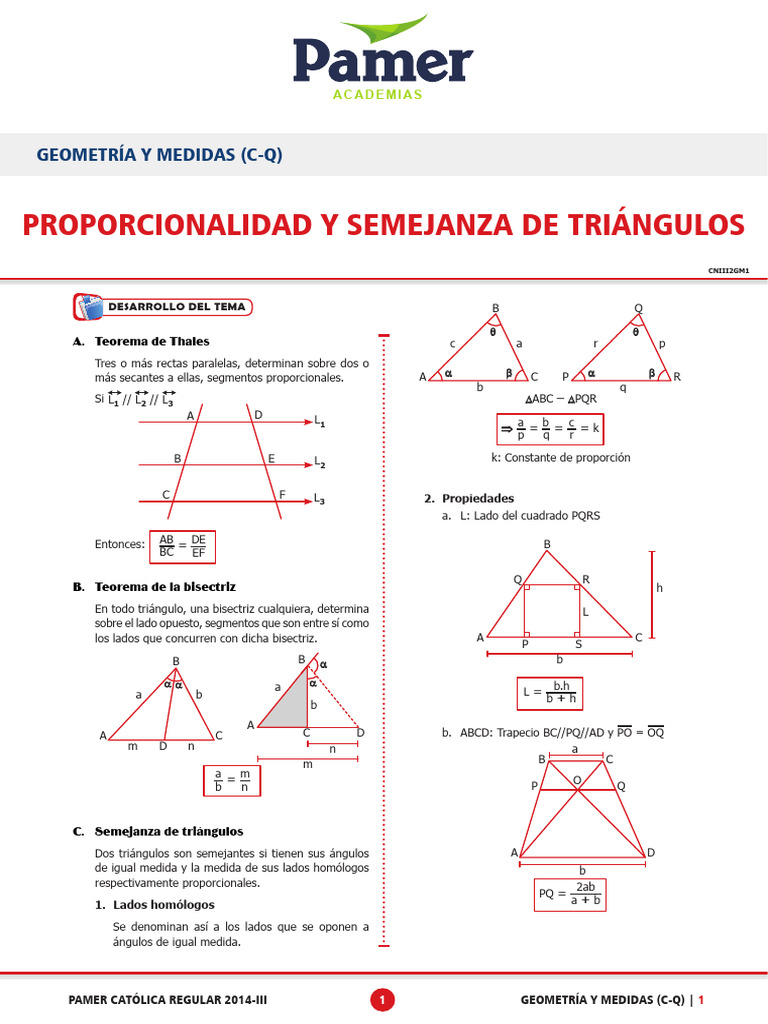 GM 1CQ Merged | PDF | Triángulo | Geometría triangular