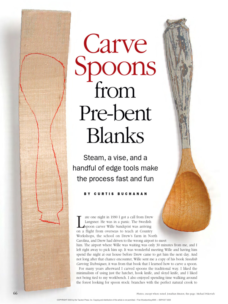 spooncarving | PDF | Spoon | Woodworking