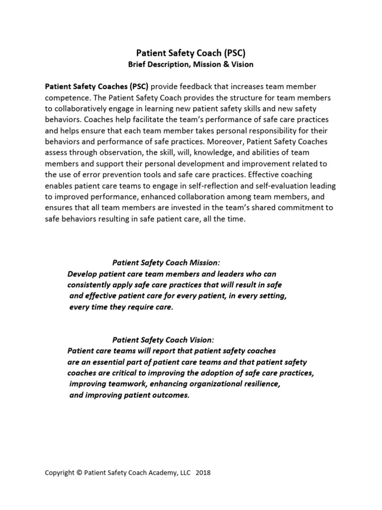 Patient_Safety_Coach | PDF