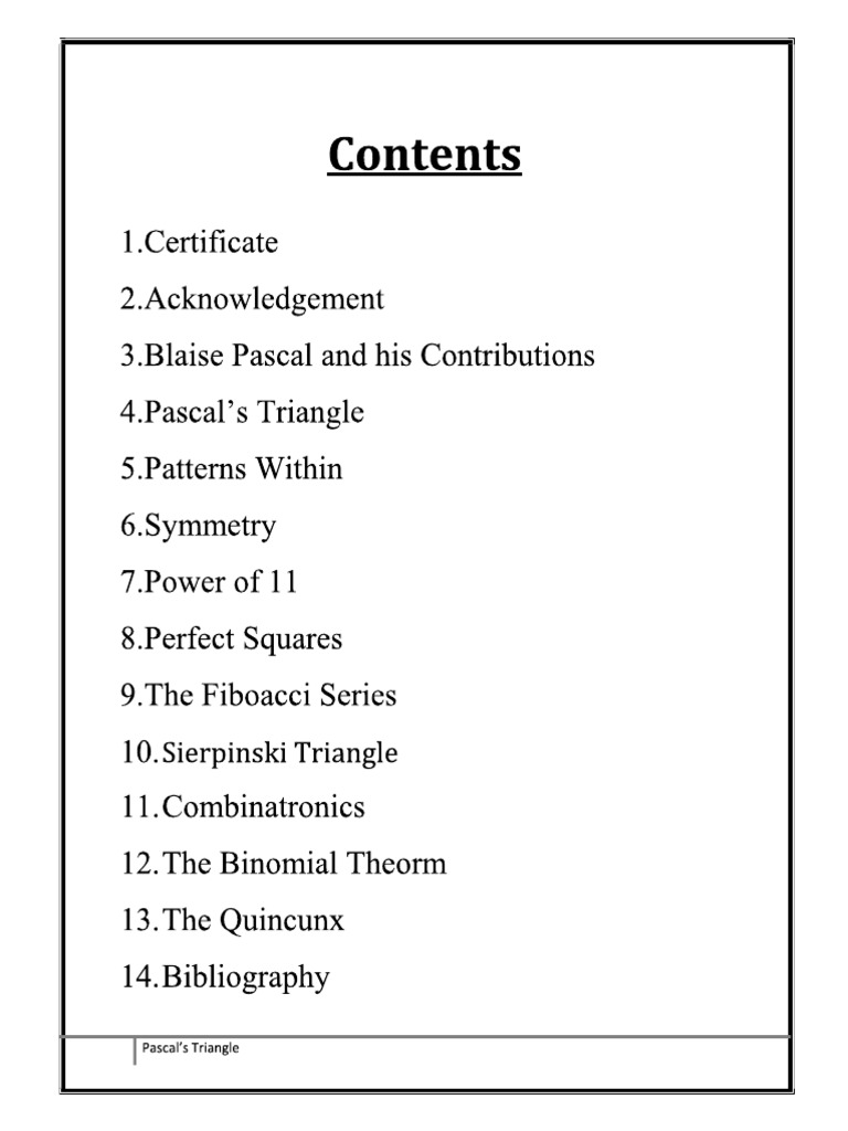 Mathematics Project File | PDF