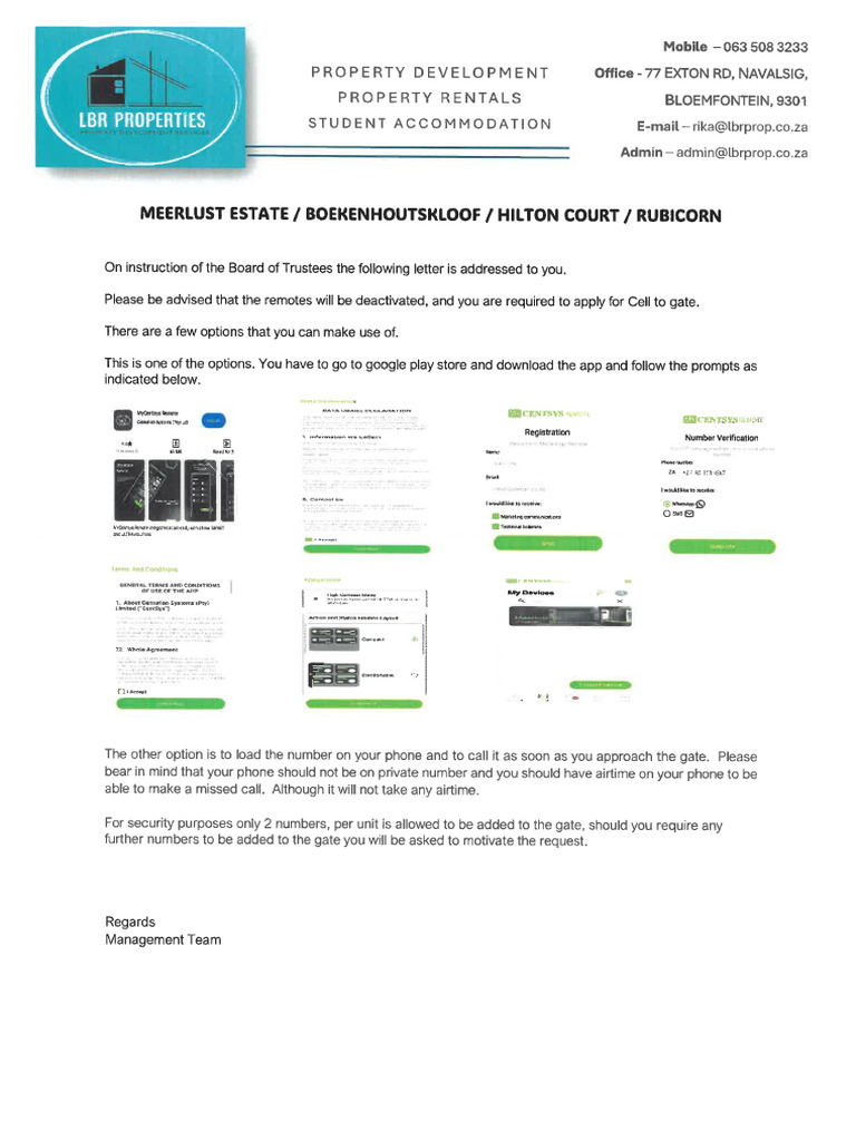Cell To Gate - Letter | PDF