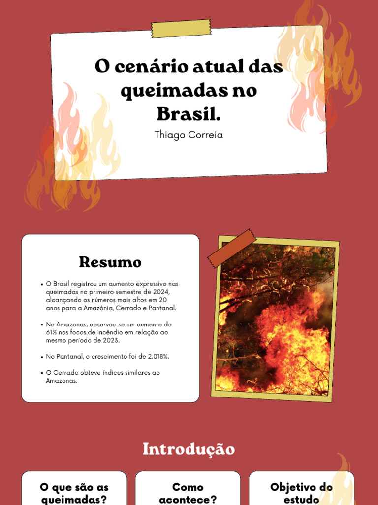 Aumento Recorde de Queimadas no Brasil 2024 | PDF | Brasil | Agricultura