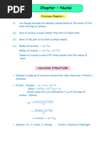 Class 12 Physics Revision: Nuclei Concepts | PDF | Atomic Nucleus | Neutron