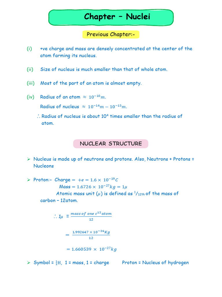 CH nuclei | PDF | Nuclear Physics | Atomic Nucleus