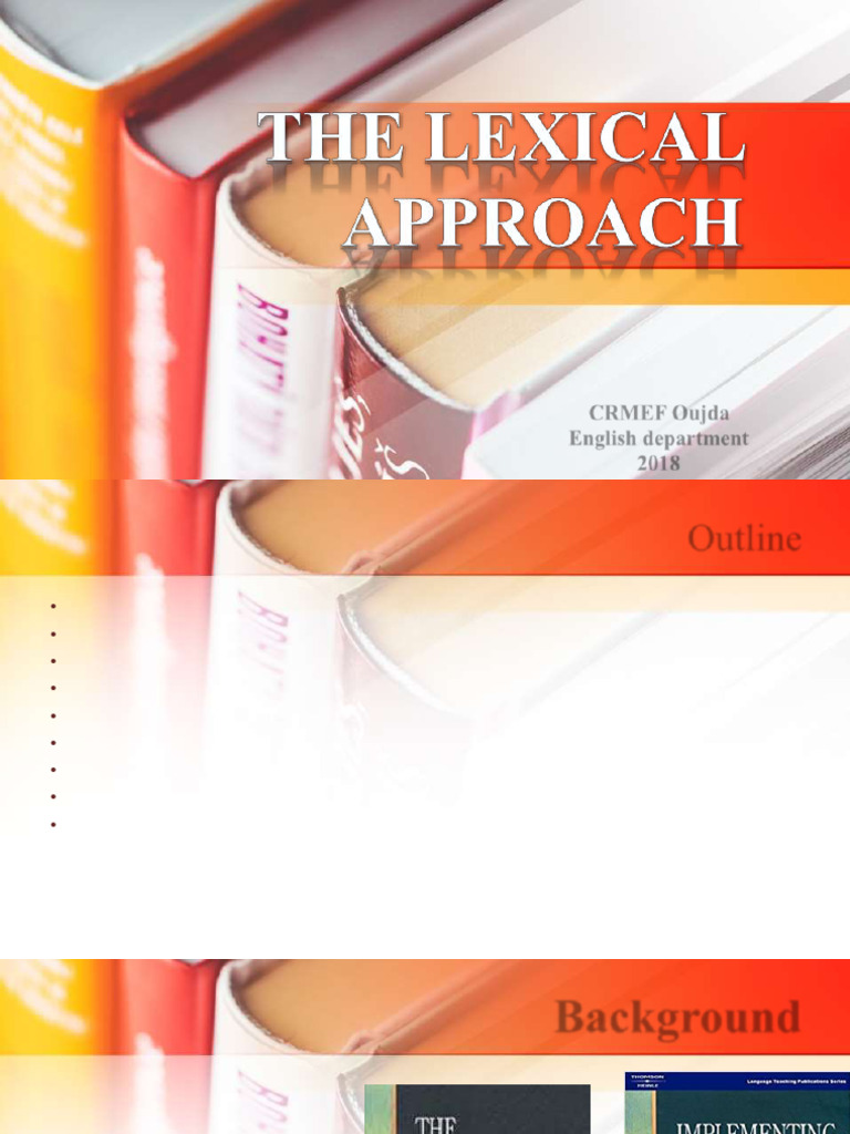 Lexical Approach in Language Teaching | PDF | Idiom | Vocabulary