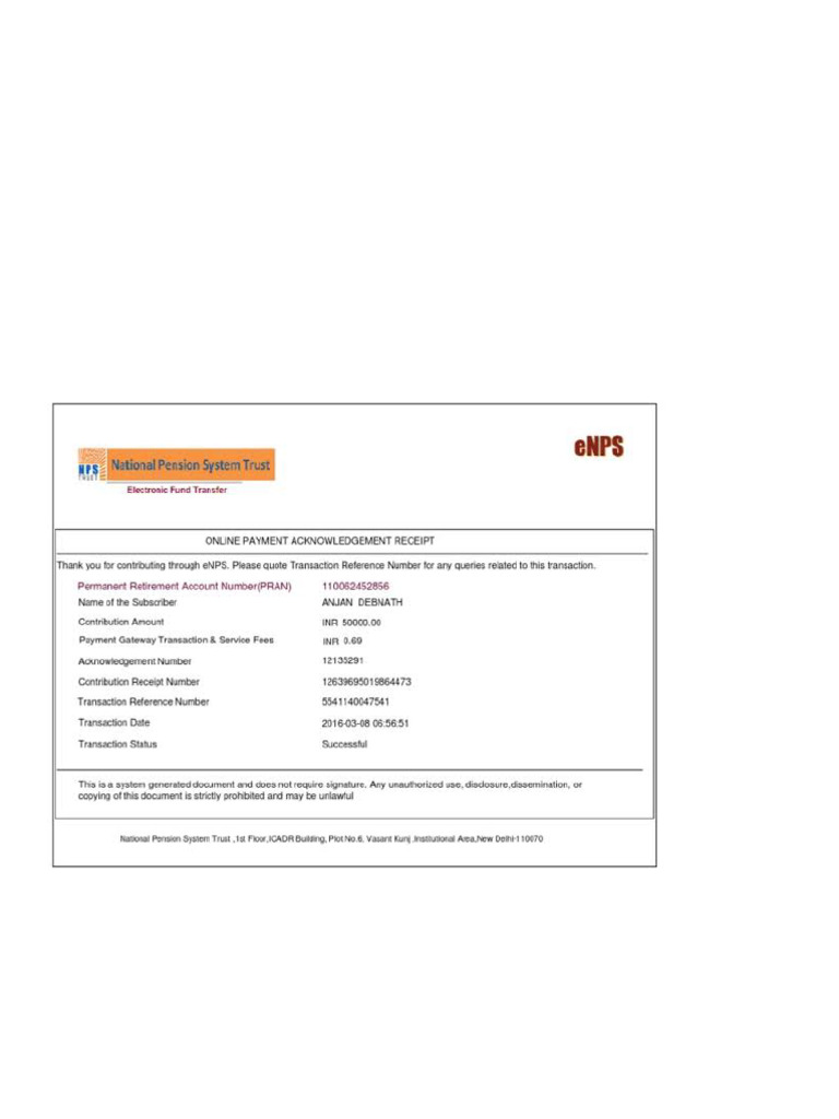 PPF Certificate | PDF