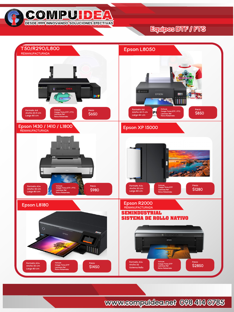 CAtalogo DTF FTS | PDF