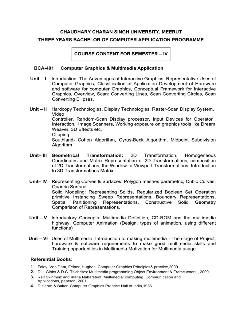BCA 4th sem syllabus | PDF | Process (Computing) | Sequence BCA 4th sem syllabus | PDF | Process (Computing) | Sequence