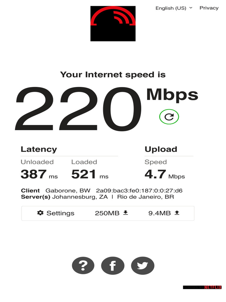 Internet Speed Test Fast.com | PDF