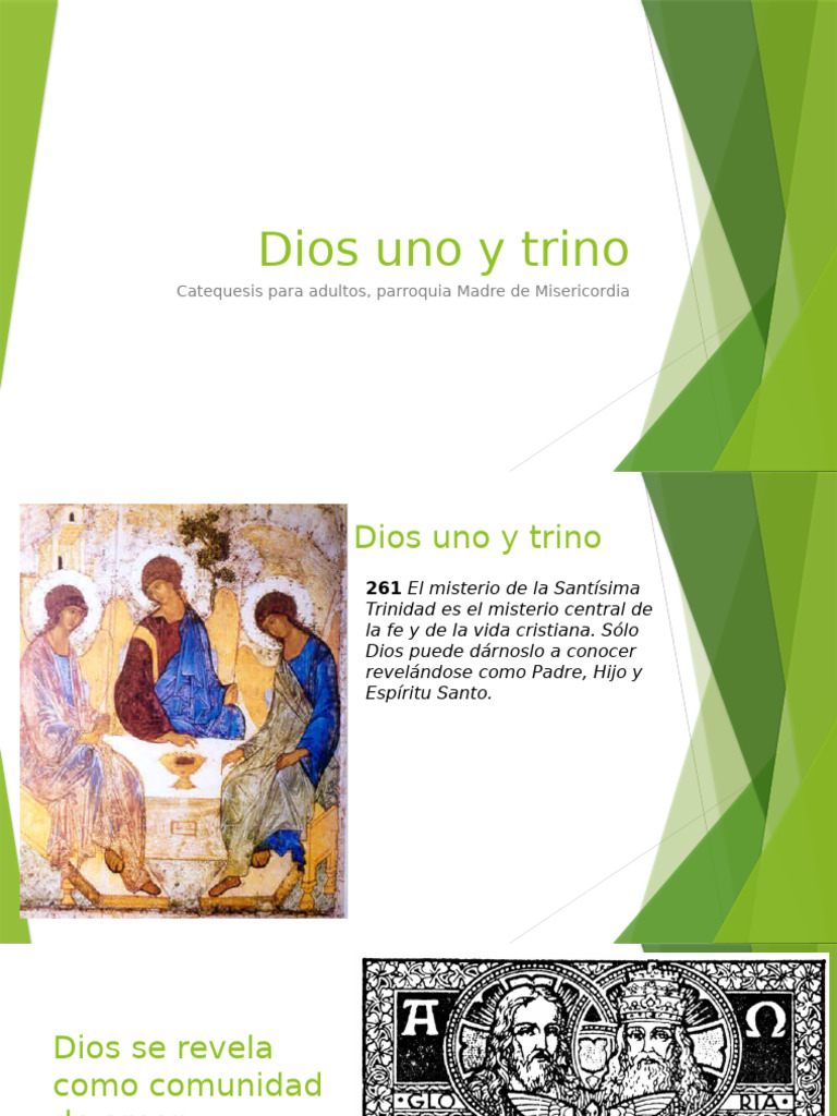 S01, Tema Dios uno y trino | PDF