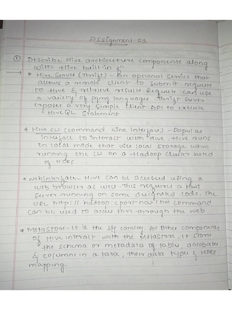 BDA - NOTES 3rd Assignment | PDF