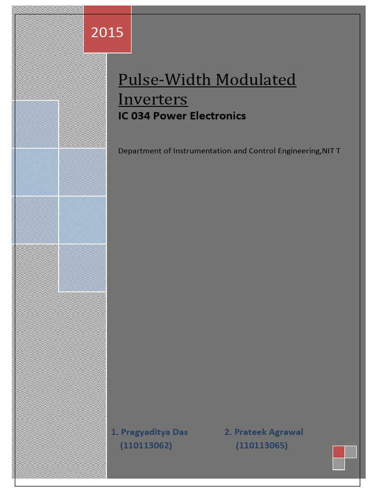 Final PE | PDF | Power Inverter | Power Electronics