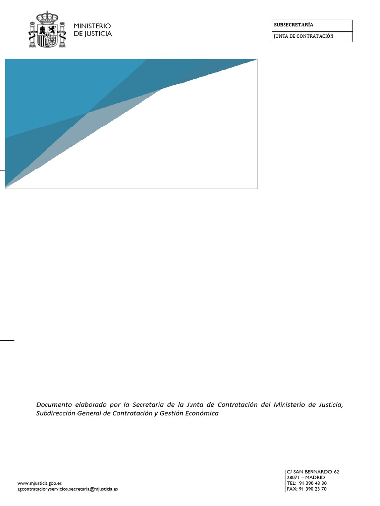 Guía del Contrato Menor en Justicia | PDF | Gobierno