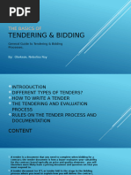 Tender Checklist | PDF | Business