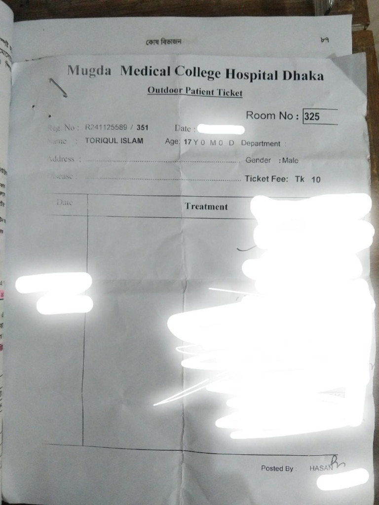 Medical Ticket | PDF