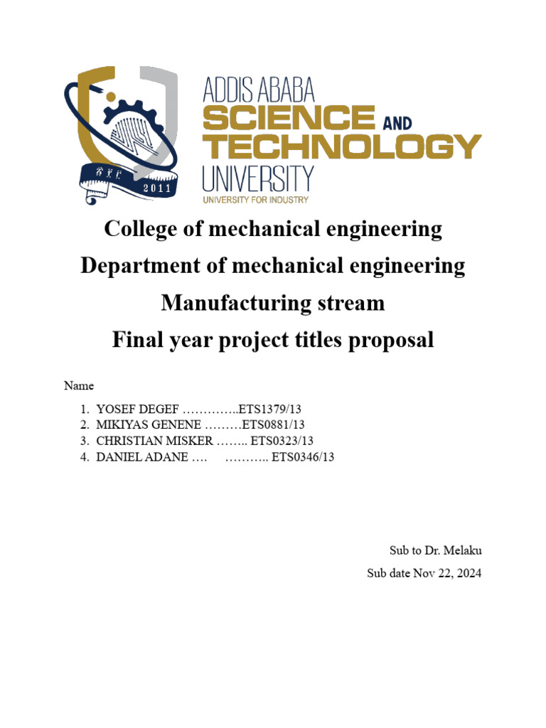 Final Year Title | PDF